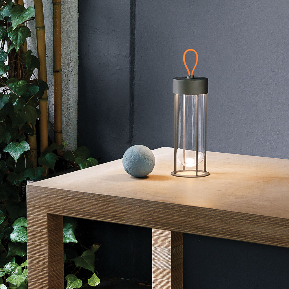 Flos In Vitro Unplugged Portable Table Lamp | Utility Design UK