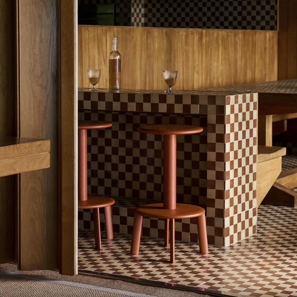 Beautiful in design and execution, the &Tradition Massif Counter Stool ...