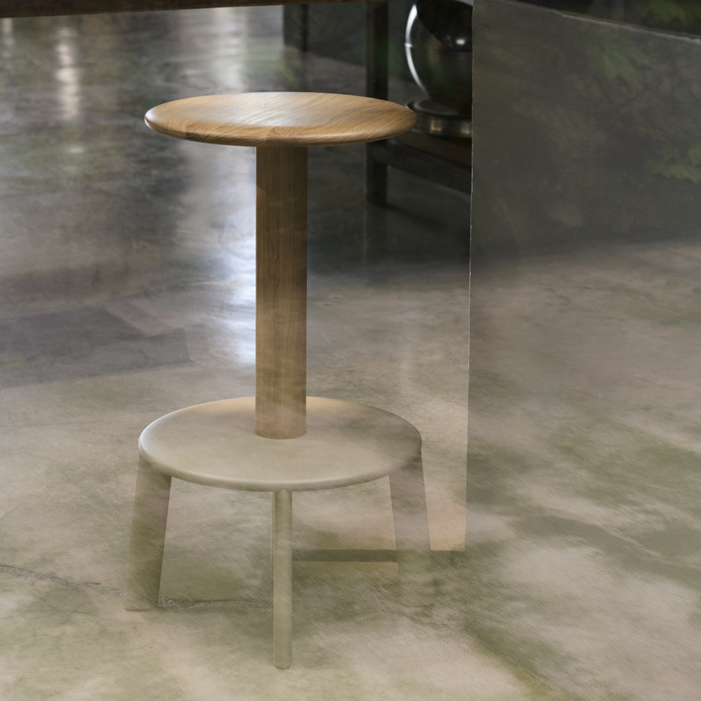 Beautiful in design and execution, the &Tradition Massif Counter Stool ...