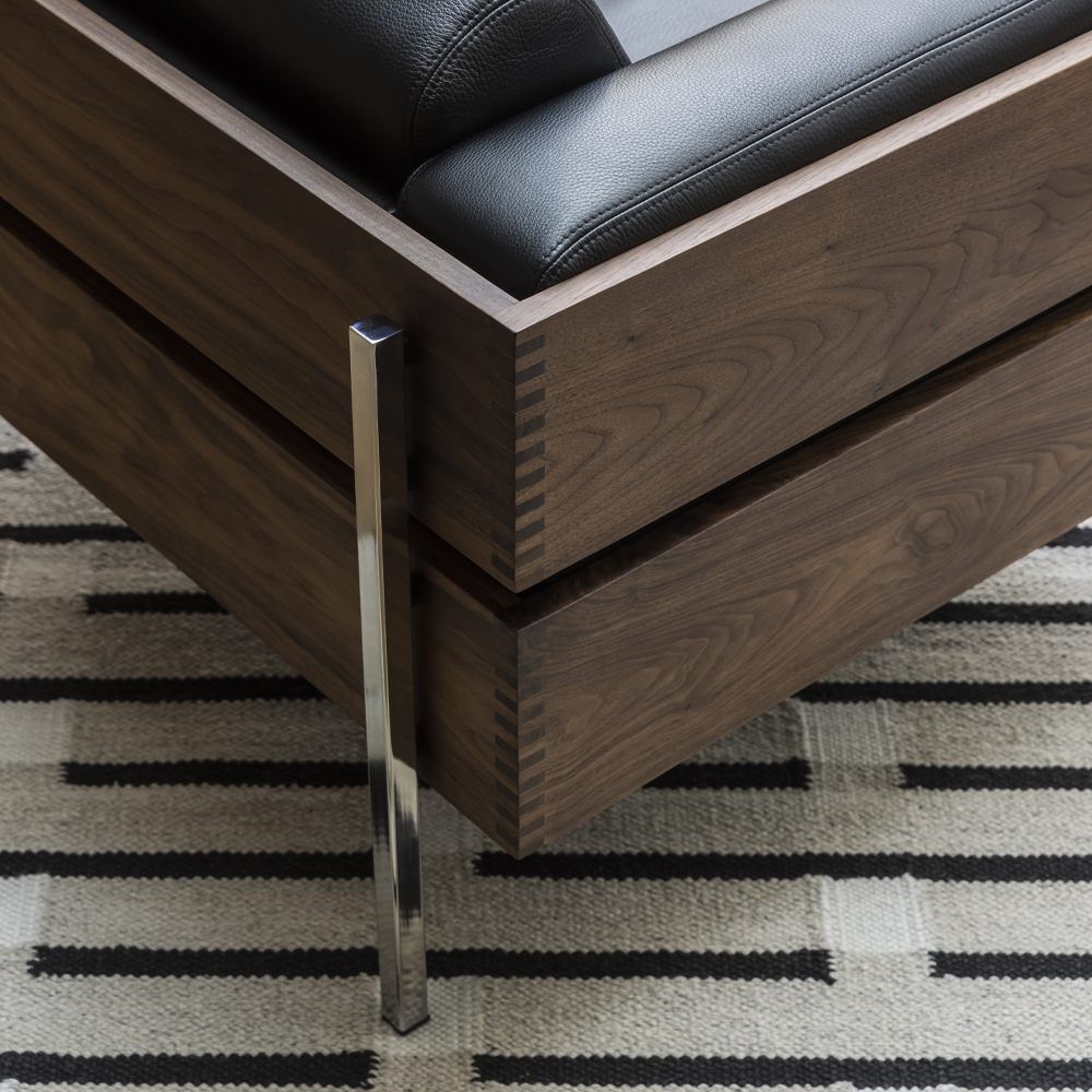 Beautifully crafted, the Case Furniture Forum Armchair is an icon of ...