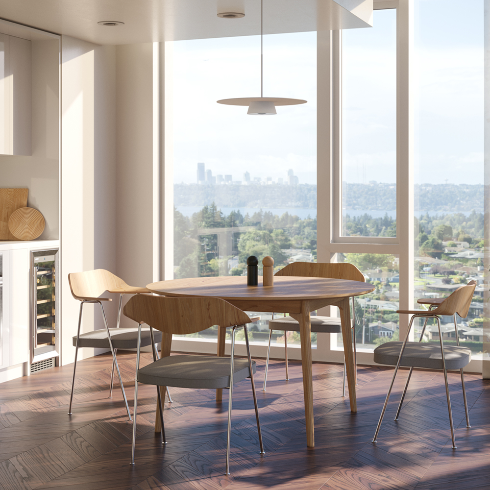 The Case Furniture Dulwich Extending Dining Table - Round is expandable ...