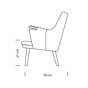 Carl Hansen CH71 Lounge Chair by Hans J Wegner | Utility Design UK
