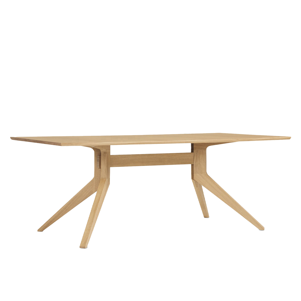 The Case Furniture Cross Fixed Dining Table is available in three ...