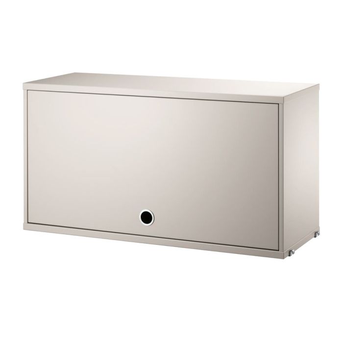 String Cabinet Flip Door, 78x30, Beige