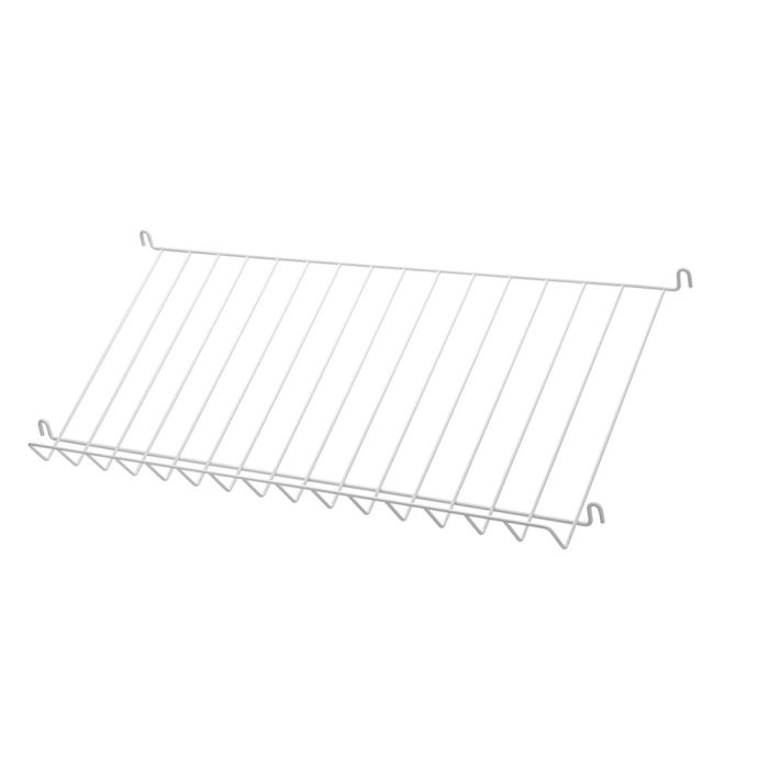 String Magazine Shelf, Wire, White
