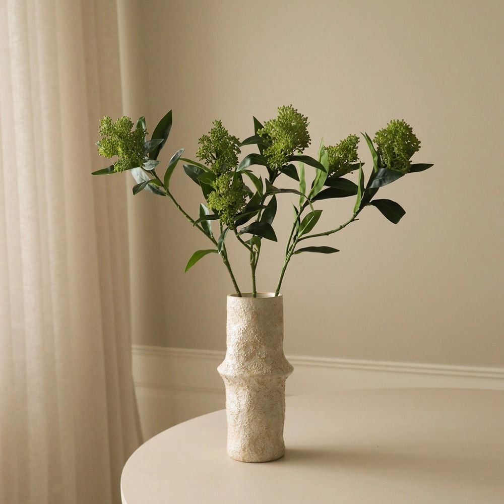 Botane Green Skimmia Berry Branch 73cm | Realistic Artificial Foliage