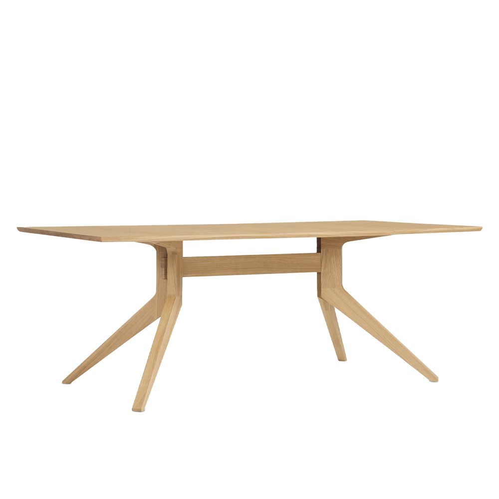 The Case Furniture Cross Fixed Dining Table is available in three ...