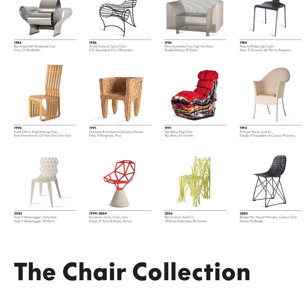 Vitra Design Museum Poster - Chair Collection | Utility Design UK