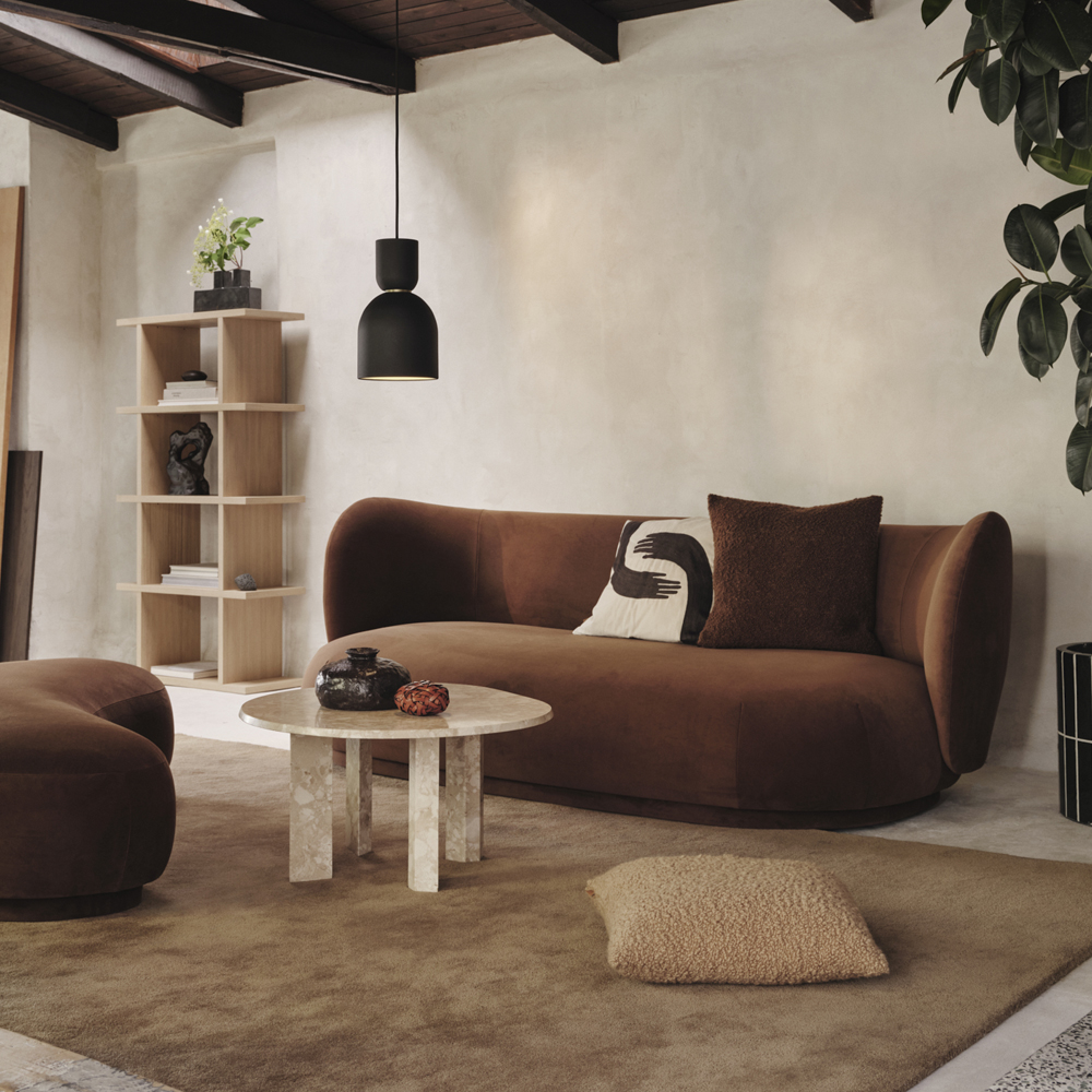 Generously proportioned, the Ferm Living Rico Lounger Sofa is available ...