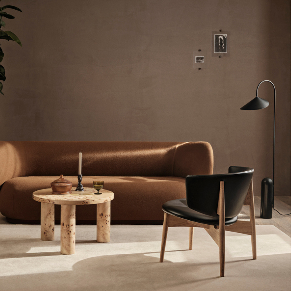 Ferm Living Herman Lounge Chair - Wooden Base | Utility Design UK