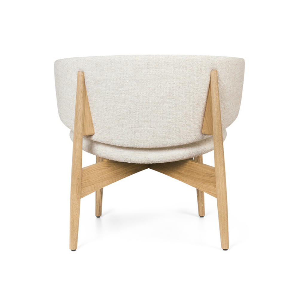 Ferm Living Herman Lounge Chair - Wooden Base | Utility Design UK