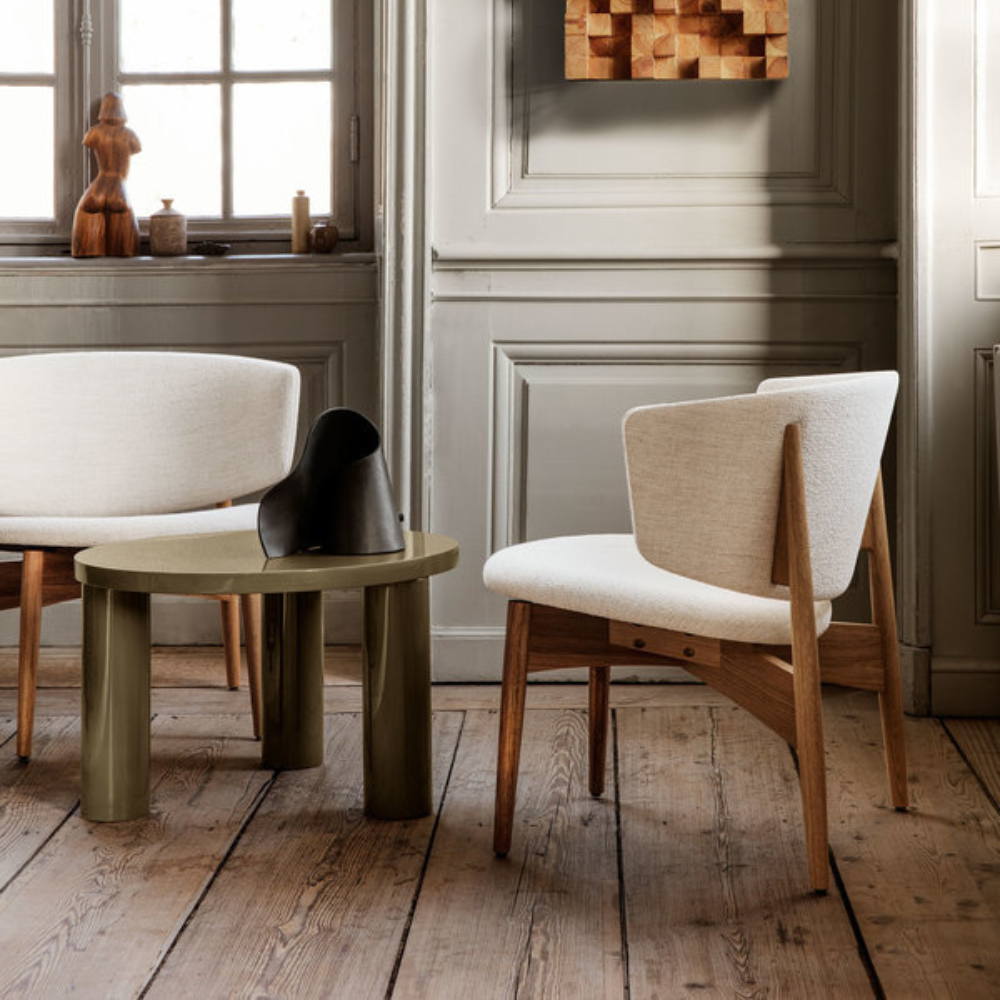 Ferm Living Herman Lounge Chair - Wooden Base | Utility Design UK