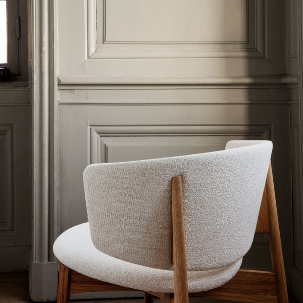 Ferm Living Herman Lounge Chair - Wooden Base | Utility Design UK