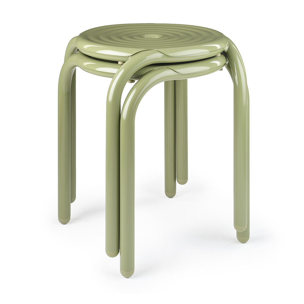 Tom Dixon Groove Outdoor Stool | Stackable