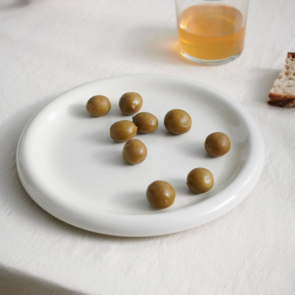 Buy the HAY Barro Plates Set of 2 - Off White - 24Ø