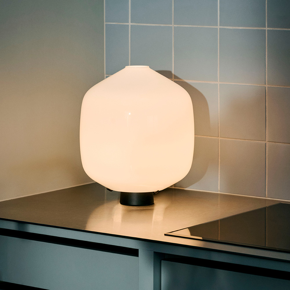 HAY Buoy Table Lamp | Opal Glass Shade