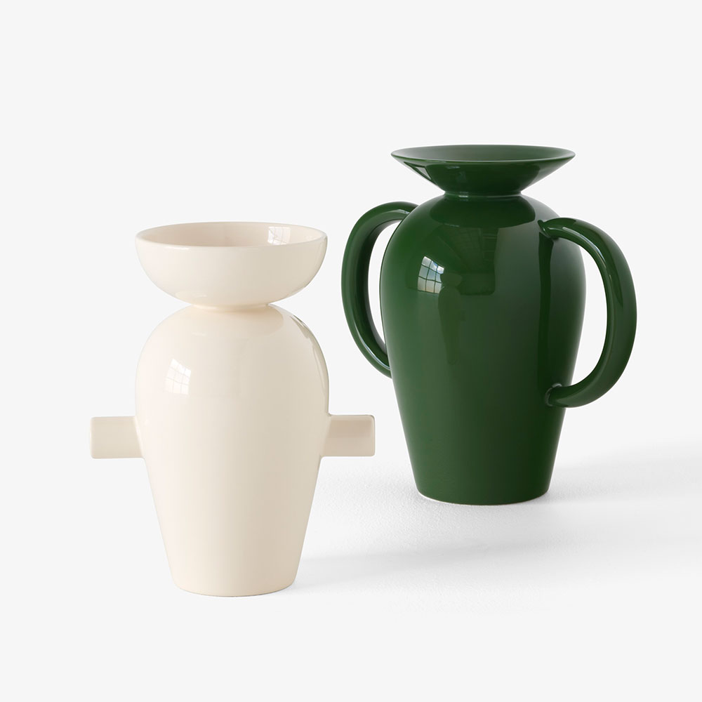 &Tradition Momento Vase JH41 - Emerald | Utility Design UK