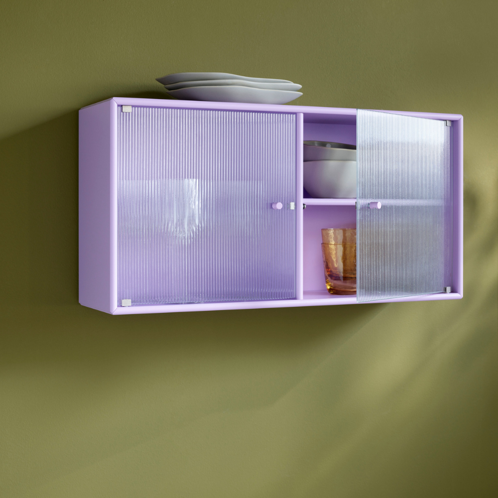 Montana Ripple I Vitrine Wall Cabinet | Utility Design UK