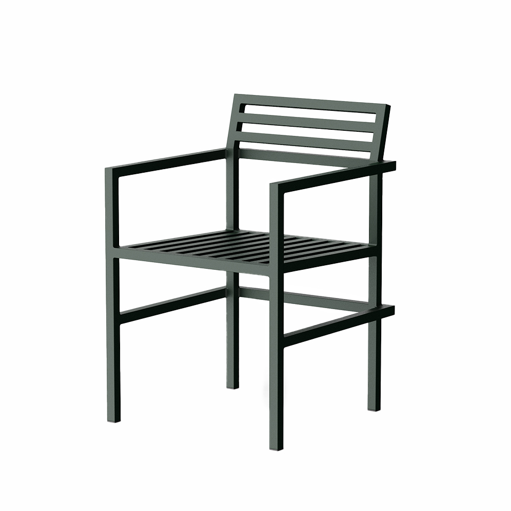 NINE 19 Outdoors Dining Armchair - Green | Outlet Sale