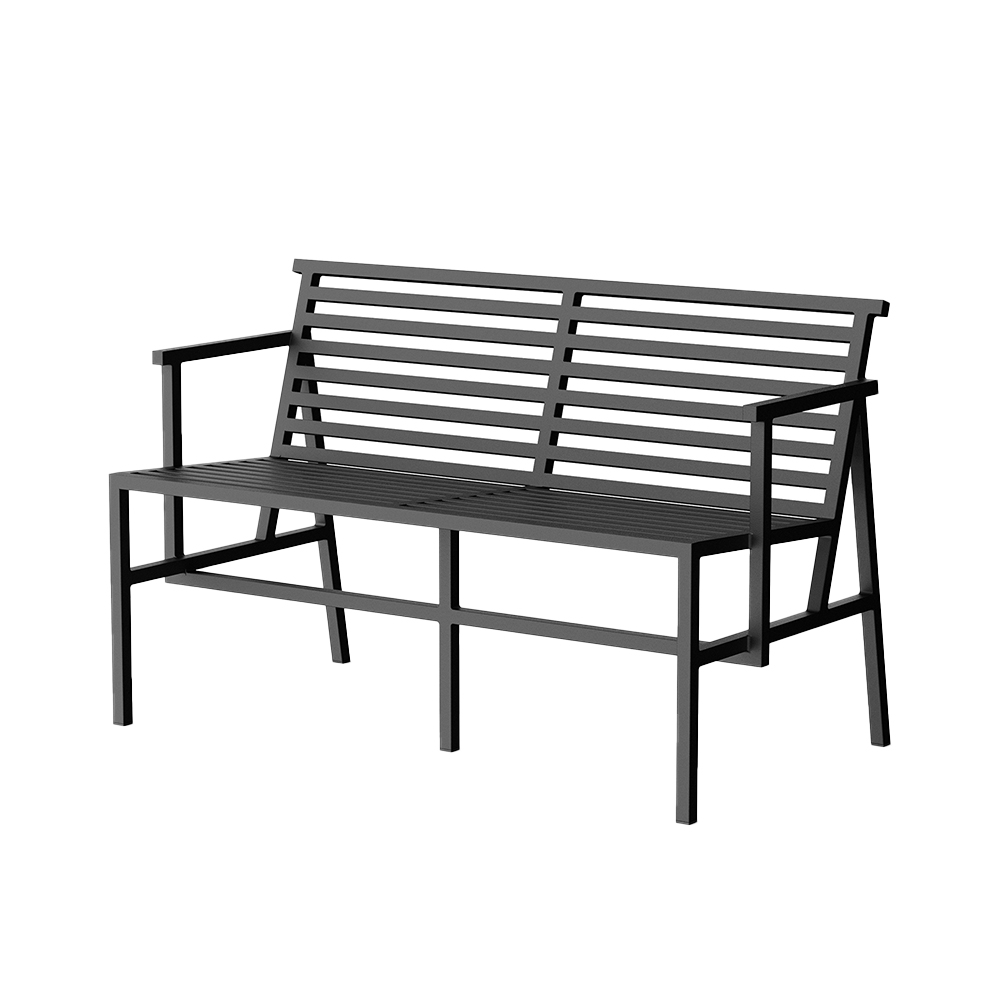 NINE 19 Outdoors Dining Bench - Black | Outlet Sale