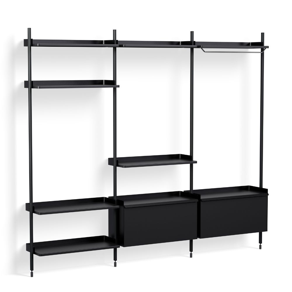 HAY Pier Shelving System 1093 - 3 Columns | Utility Design UK