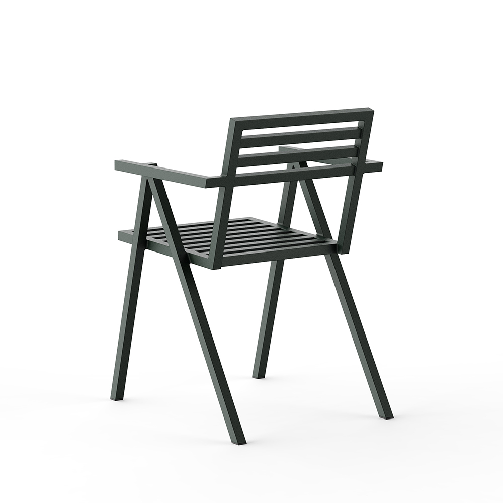 NINE 19 Outdoors Stacking Armchair - Green | Outlet Sale