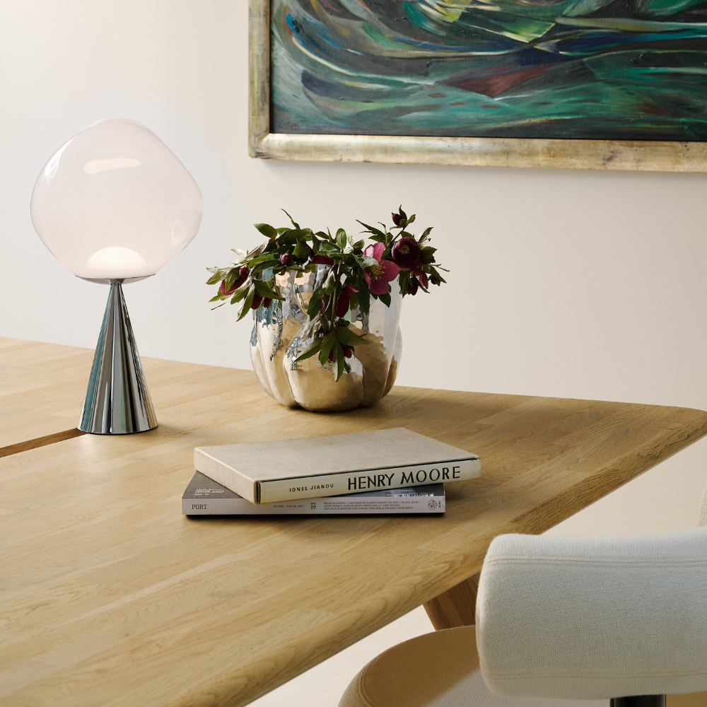 Tom Dixon Melt Cone Table Lamp - Opal | Utility Design UK
