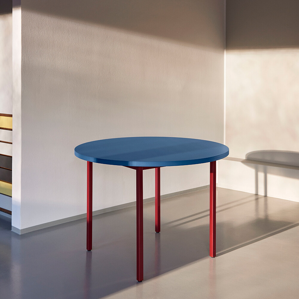 HAY Two Colour Table Round Utility Design UK HAY Two Colour Table Round Utility Design UK