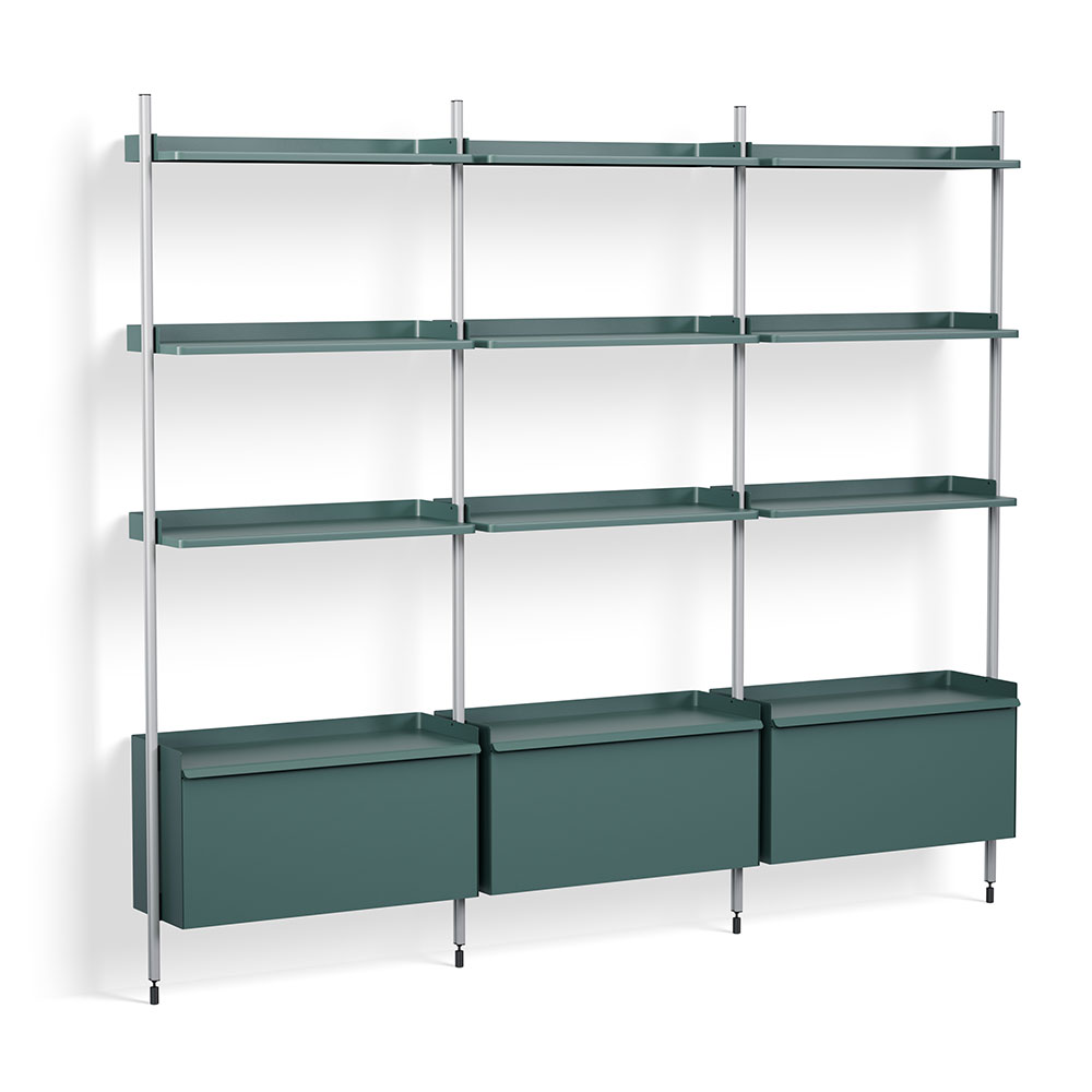 HAY Pier Shelving System 133 - 3 Columns | Utility Design UK