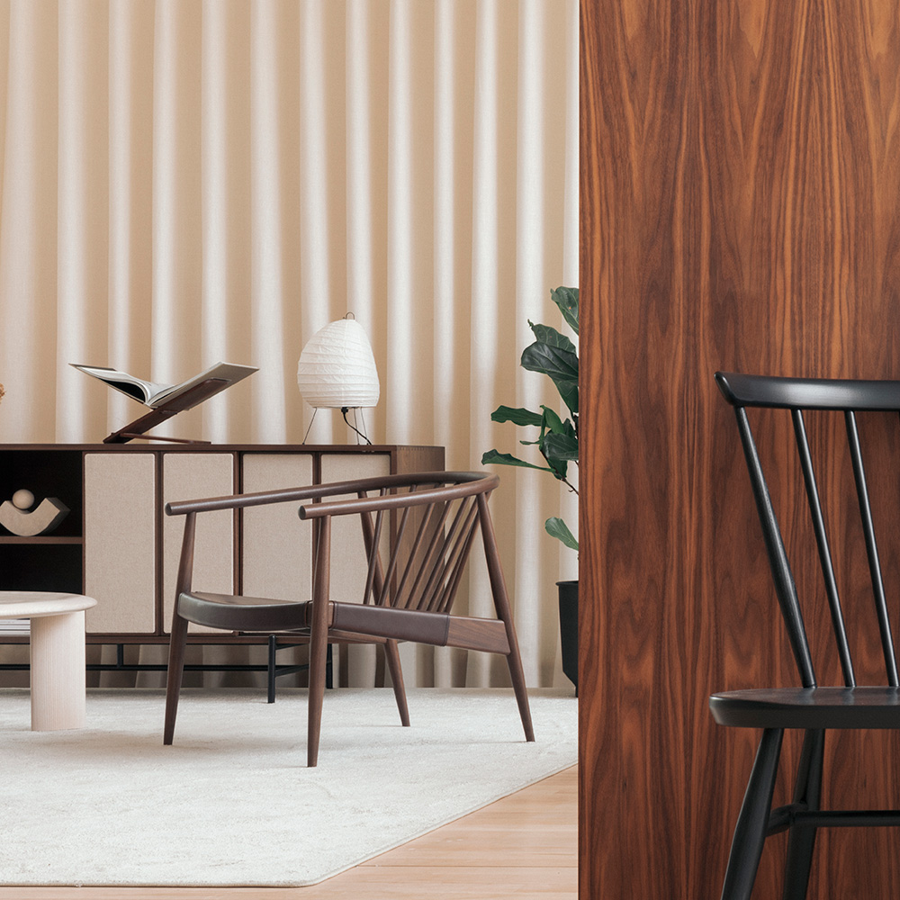 L. Ercolani Reprise Chair with Hide Seat | 100% Original Design