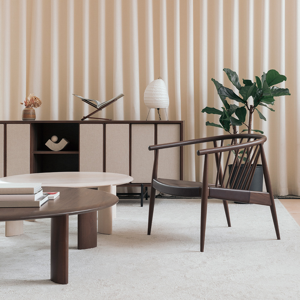 L. Ercolani Reprise Chair with Hide Seat | 100% Original Design