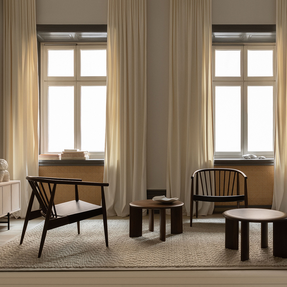 L. Ercolani Reprise Chair with Hide Seat | 100% Original Design