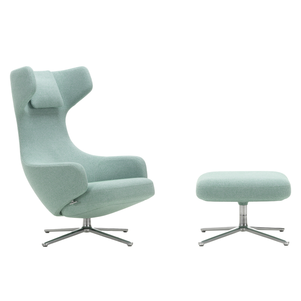 Buy the Vitra Grand Repos Lounge Chair & Ottoman at Utility
